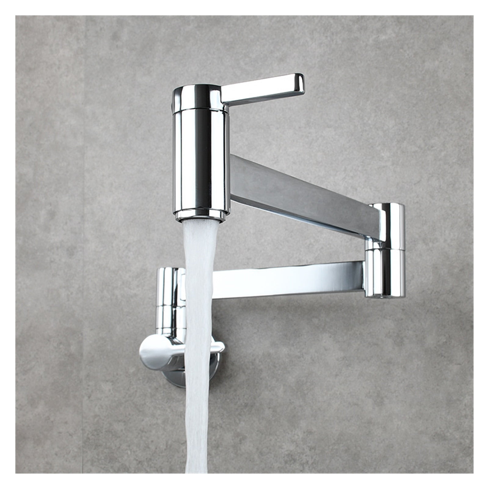 Pot Filler Tap Wall Mounted Foldable Kitchen Faucet Single Cold Single ...