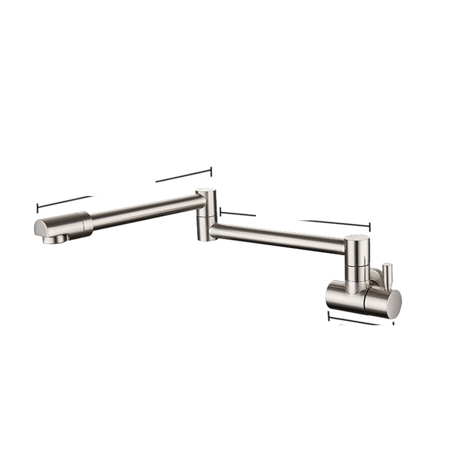 Pot Filler Tap Wall Mounted Foldable Kitchen Faucet Single Cold Single ...
