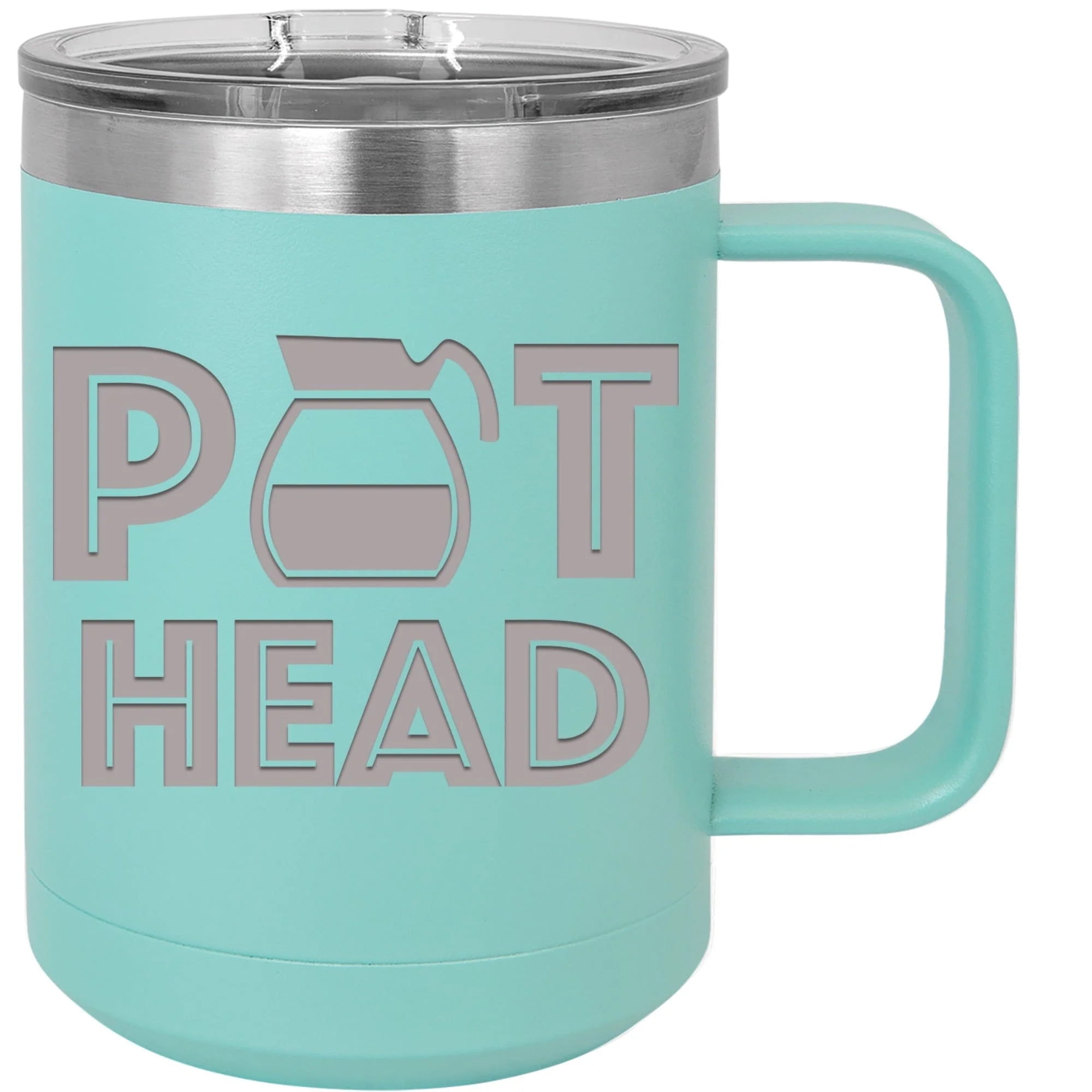 Pot Head Coffee Mug 15 ounce Stainless Steel Insulated - Walmart.com