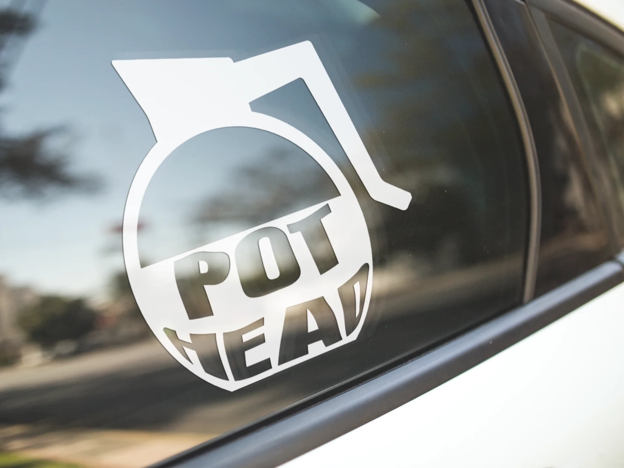 Pot Head - Vinyl decal - Walmart.com