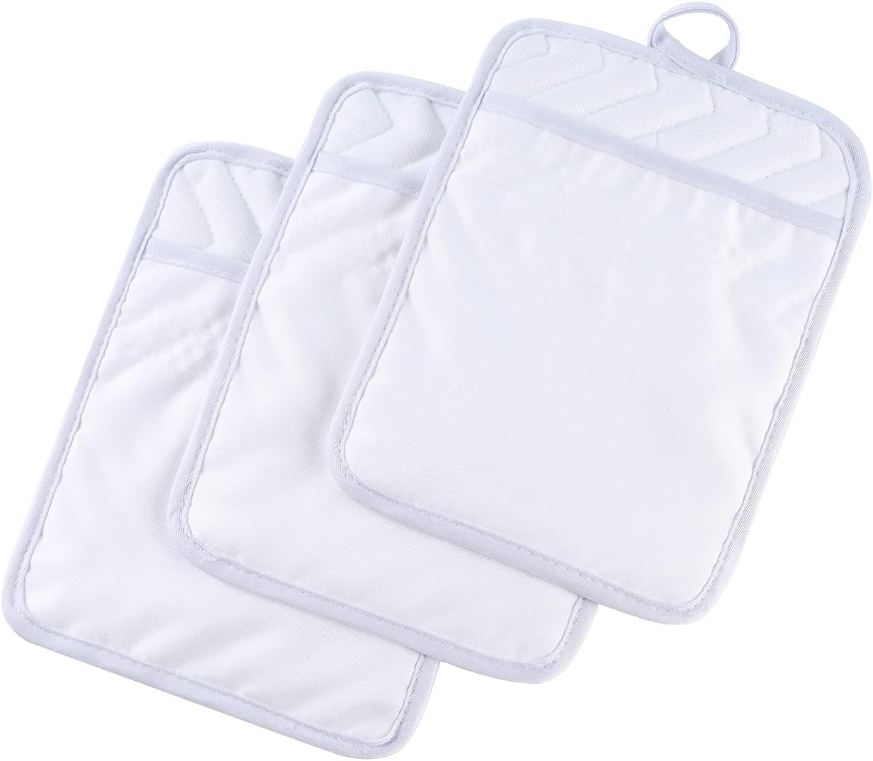 Pot Holders for Kitchen Heat Resistant, Cotton Hot Pads for Kitchen ...