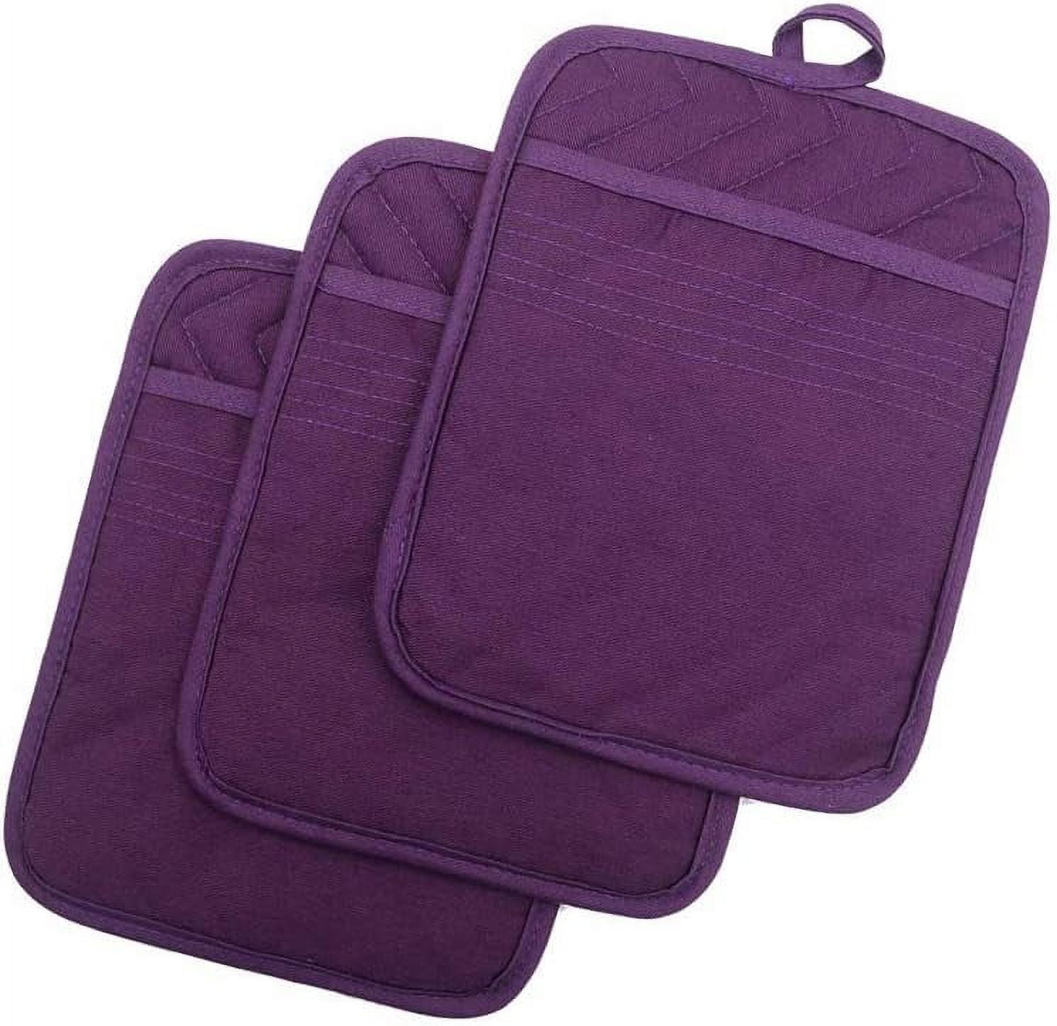 Pot Holders for Kitchen Heat Resistant, Cotton Hot Pads for Kitchen ...