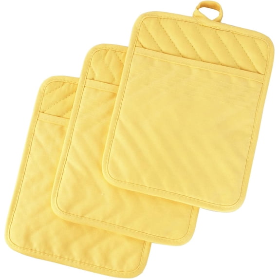 Pot Holders for Kitchen Heat Resistant, Cotton Hot Pads for Kitchen ...