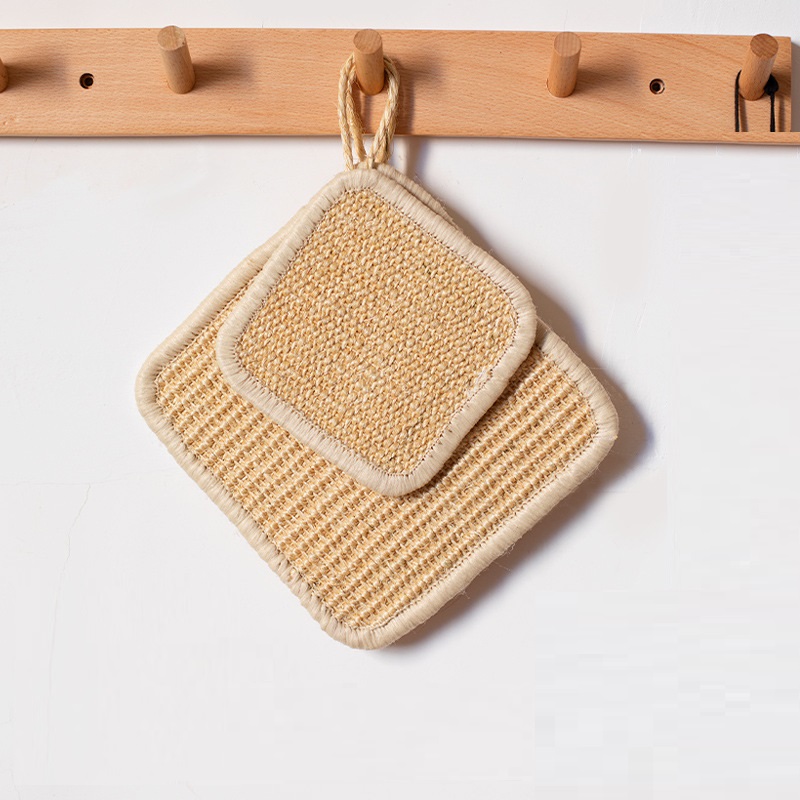 Pot Holders for Kitchen Heat Resistant Sisal Placemat Set - Walmart.com