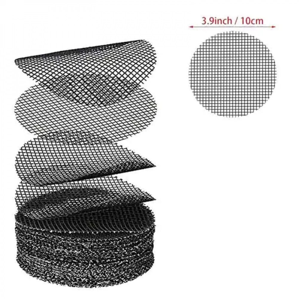 Pot Hole Mesh Pad Mat Grid Round Drainage Hole Screen for Pot Bottom ...