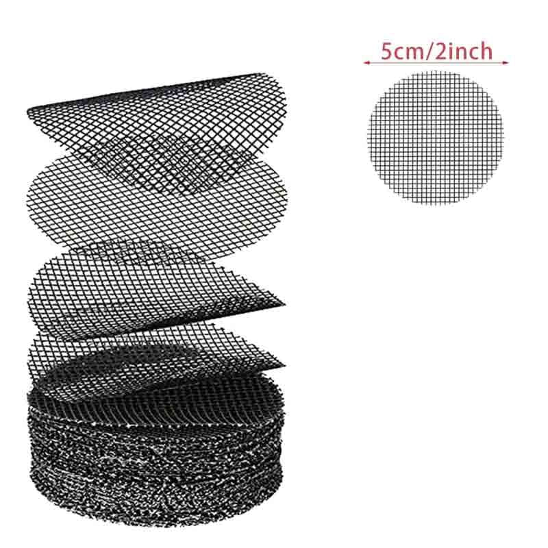 Pot Hole Mesh Pad Mat Grid Round Drainage Hole Screen for Pot Bottom ...