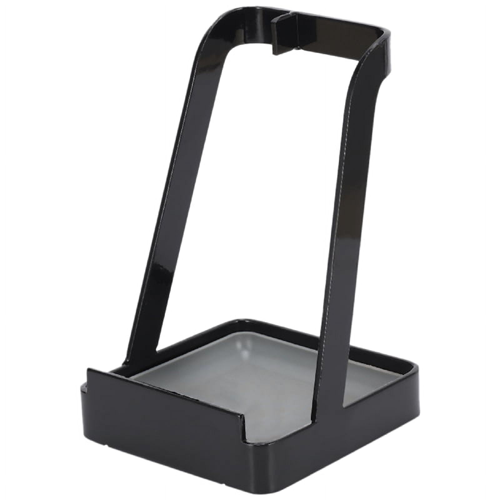 Pot Lid Holder,Kitchen Organizer Rack,Spoon Rest Rack Holder, Black ...