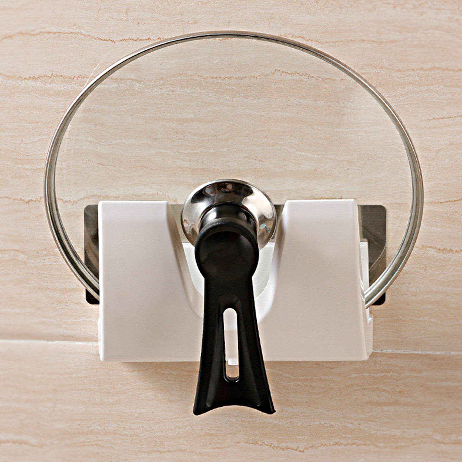 Pot Lid Wall Shelf, Non Perforated Kitchen Shelf, Adjustable Height ...