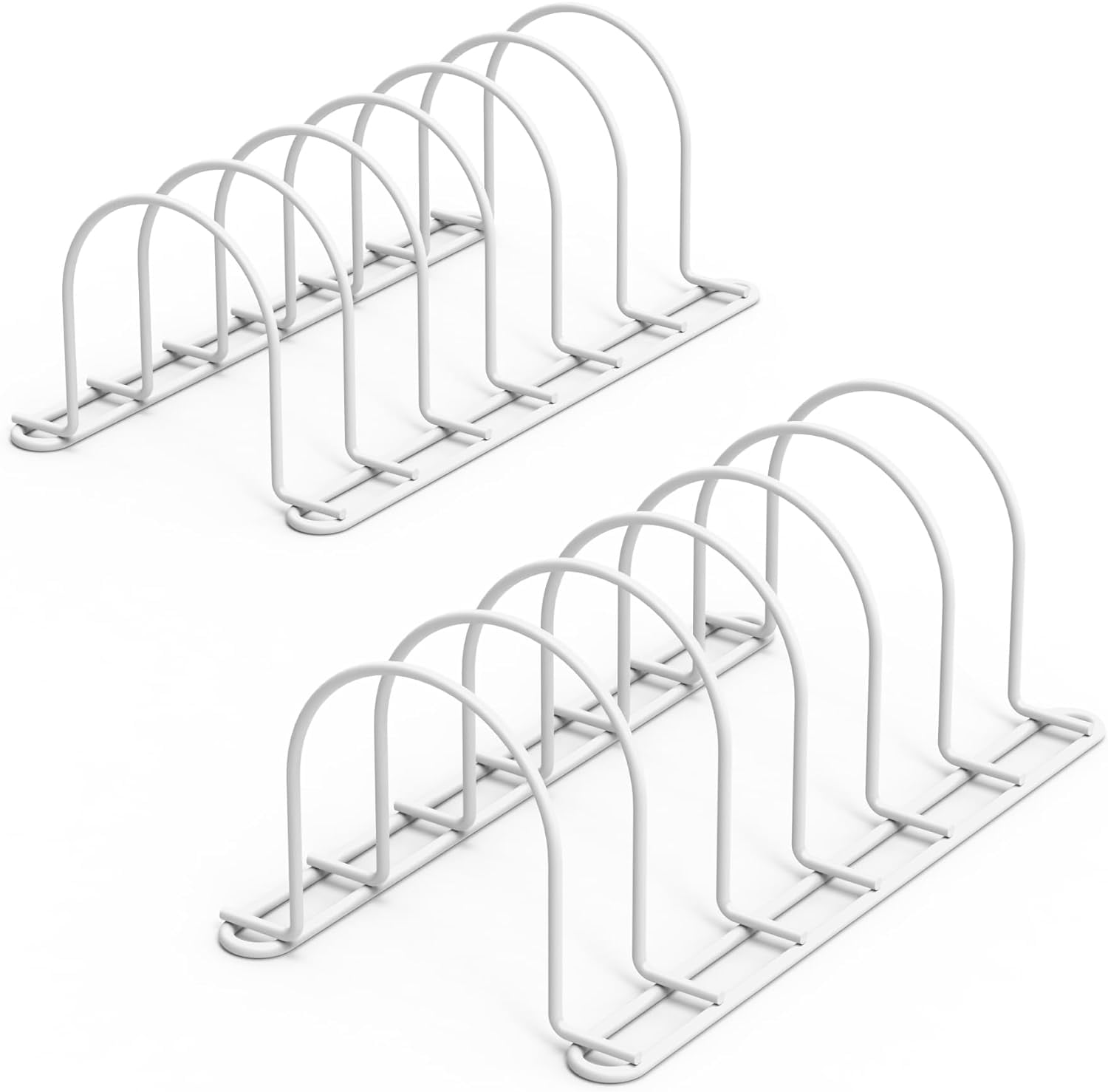 Pot Lids Holder, 10.5" Kitchenware Dividers Organizer for Plates, Pans ...