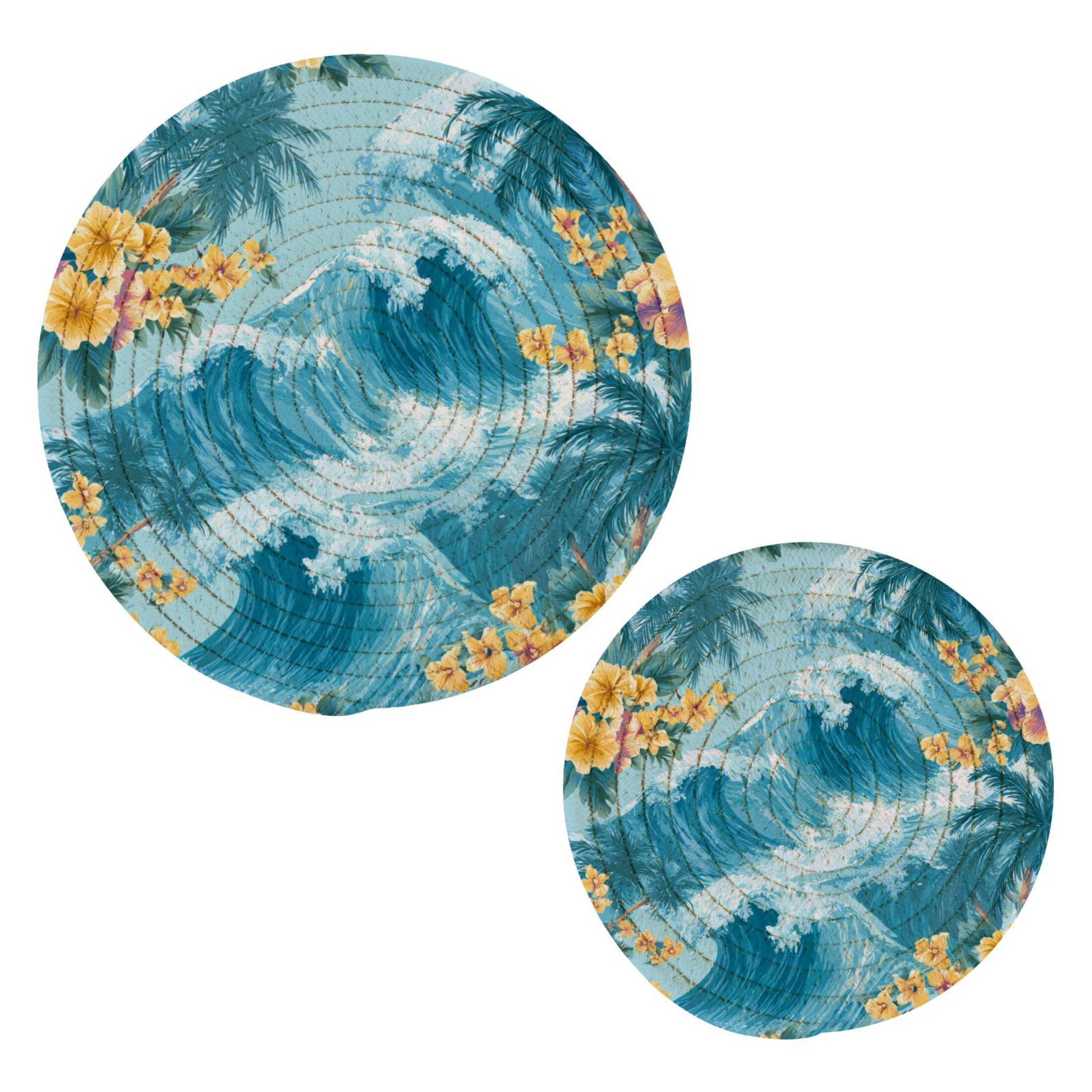Pot Mat kitchen Pot Mat, Dining Table Pot Mat Cotton Ring Pot Mat ...