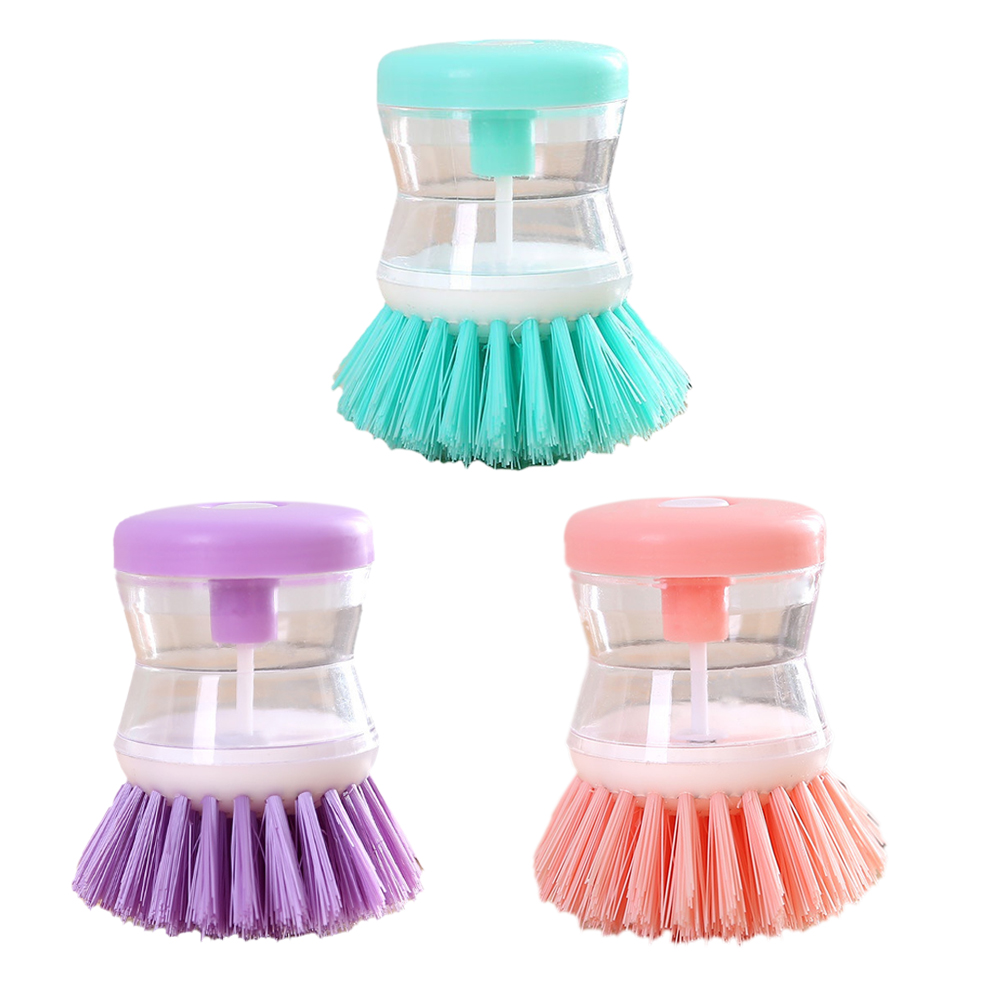 Dish Brush with Handle , 3 Pack Kitchen Scrub Brushes for Cleaning ...