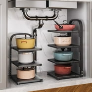 Expandable Cookware Organizer with 10 Adjustable Dividers, Under ...