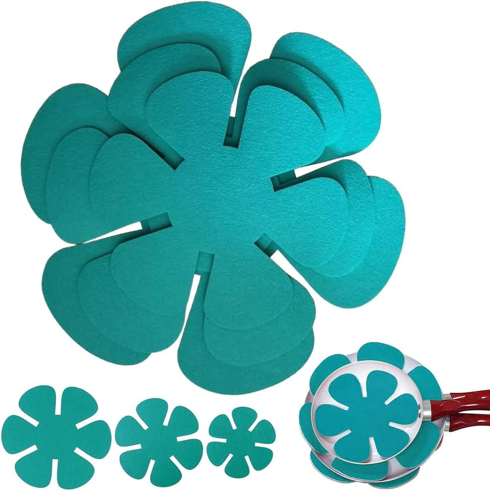 Pot Pan Protector Felt Stacking Pads, 2025 Anti Slip Pots Pans Divider ...