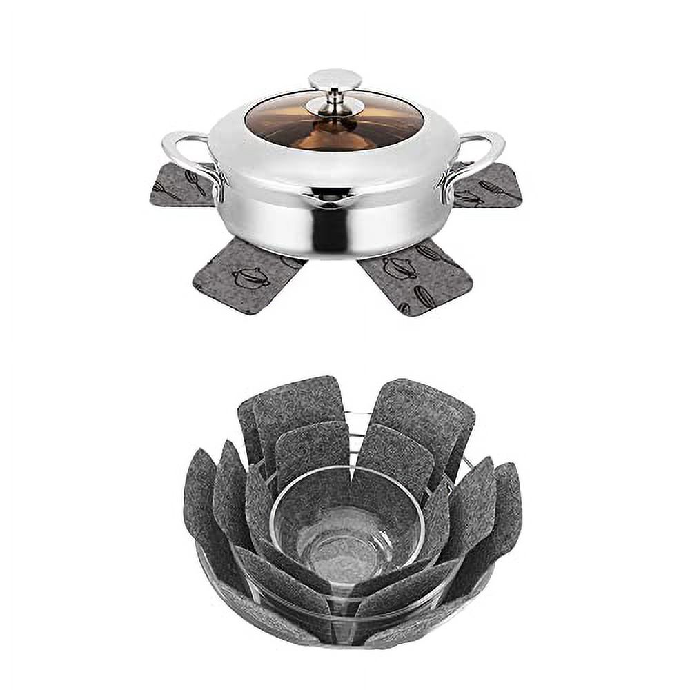 Pot and Pan Protectors, Set of 12 and 3 Different Size, 20/30/38CM Pot ...