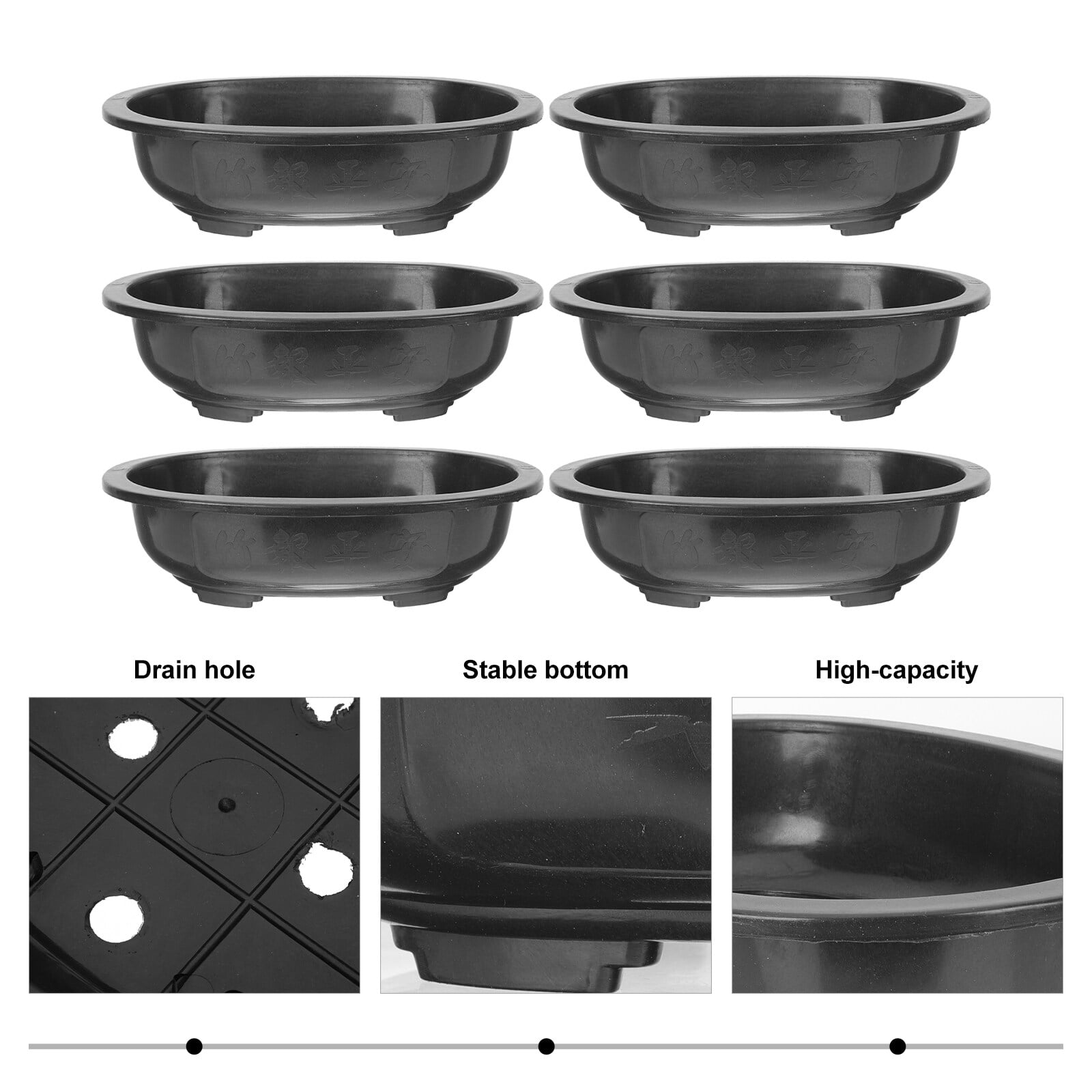 Pot Planter Bonsai Nursery Pots Succulentflowerplanters ...