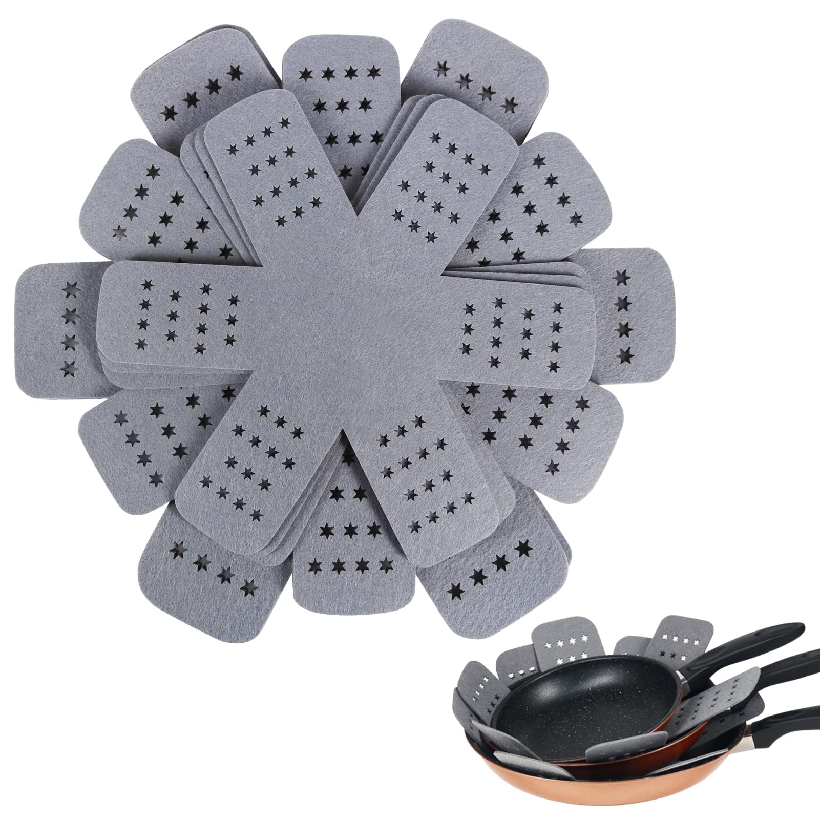 Pot Protectors, Larger Thicker Pot Protectors with Star Pattern, Set of ...