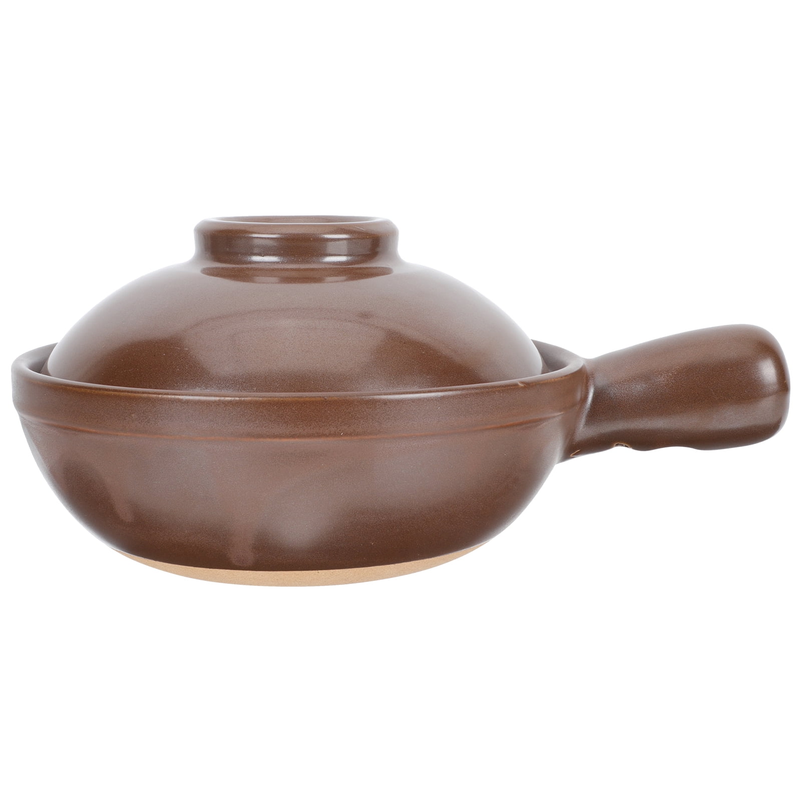 Pot Soup Casserole Ceramic Cooking Lid Stew Clay Pan Earthenware Bowl ...