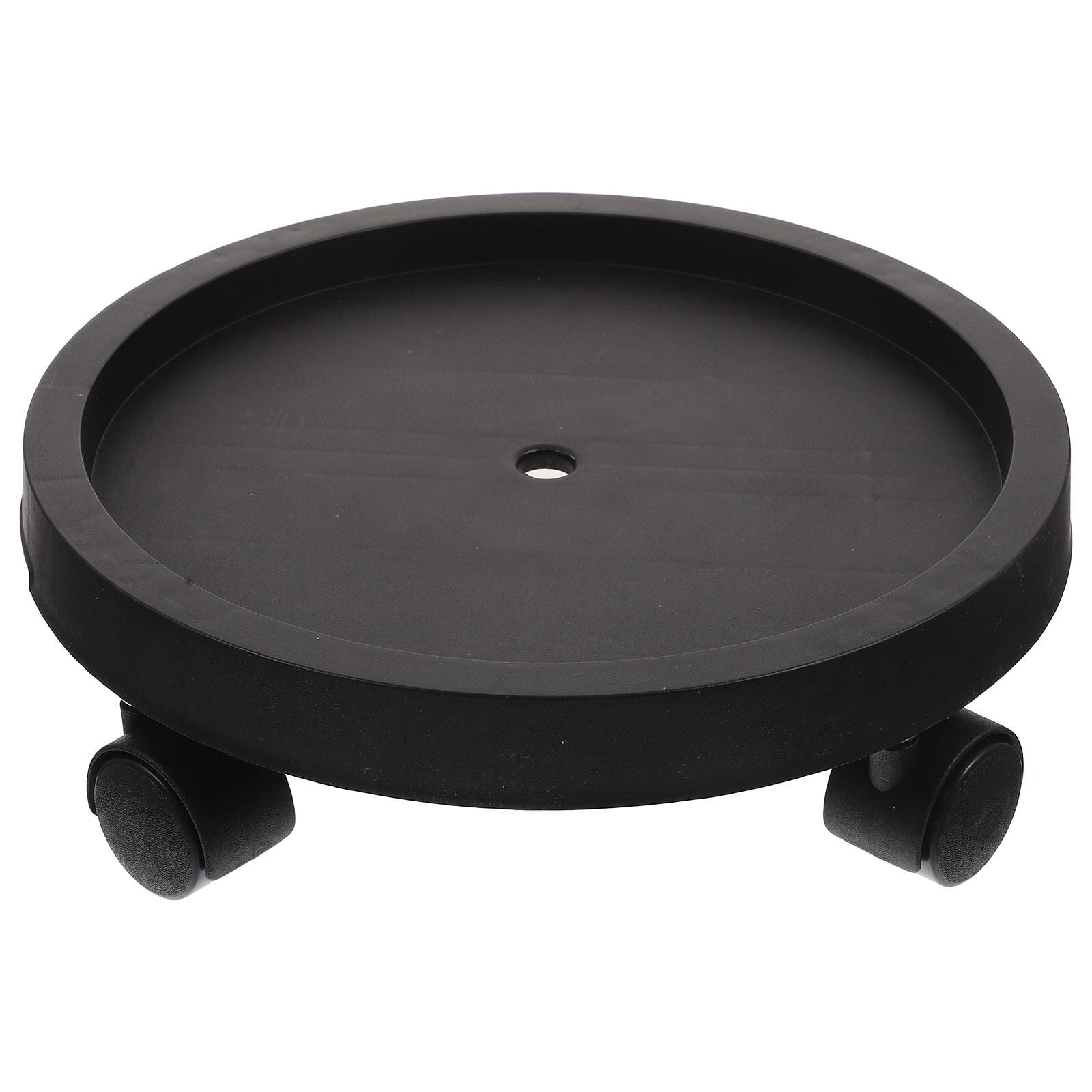 Pot Stand with Casters Garden Rolling Planter Trolley Pp Round Dolly ...