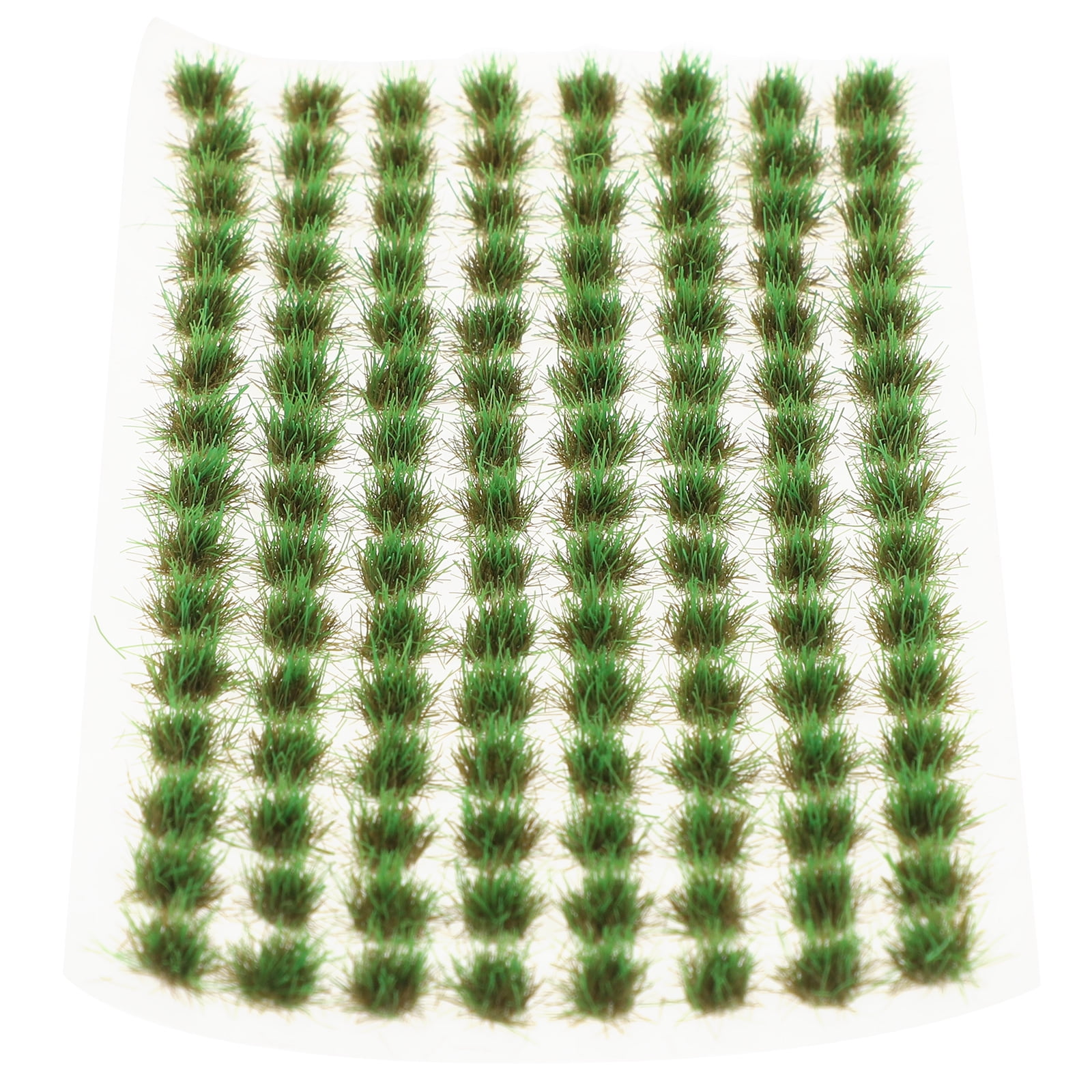 WEUVEB Railway Artificial Grass Simulation Grass Tuft Model Green Resin ...