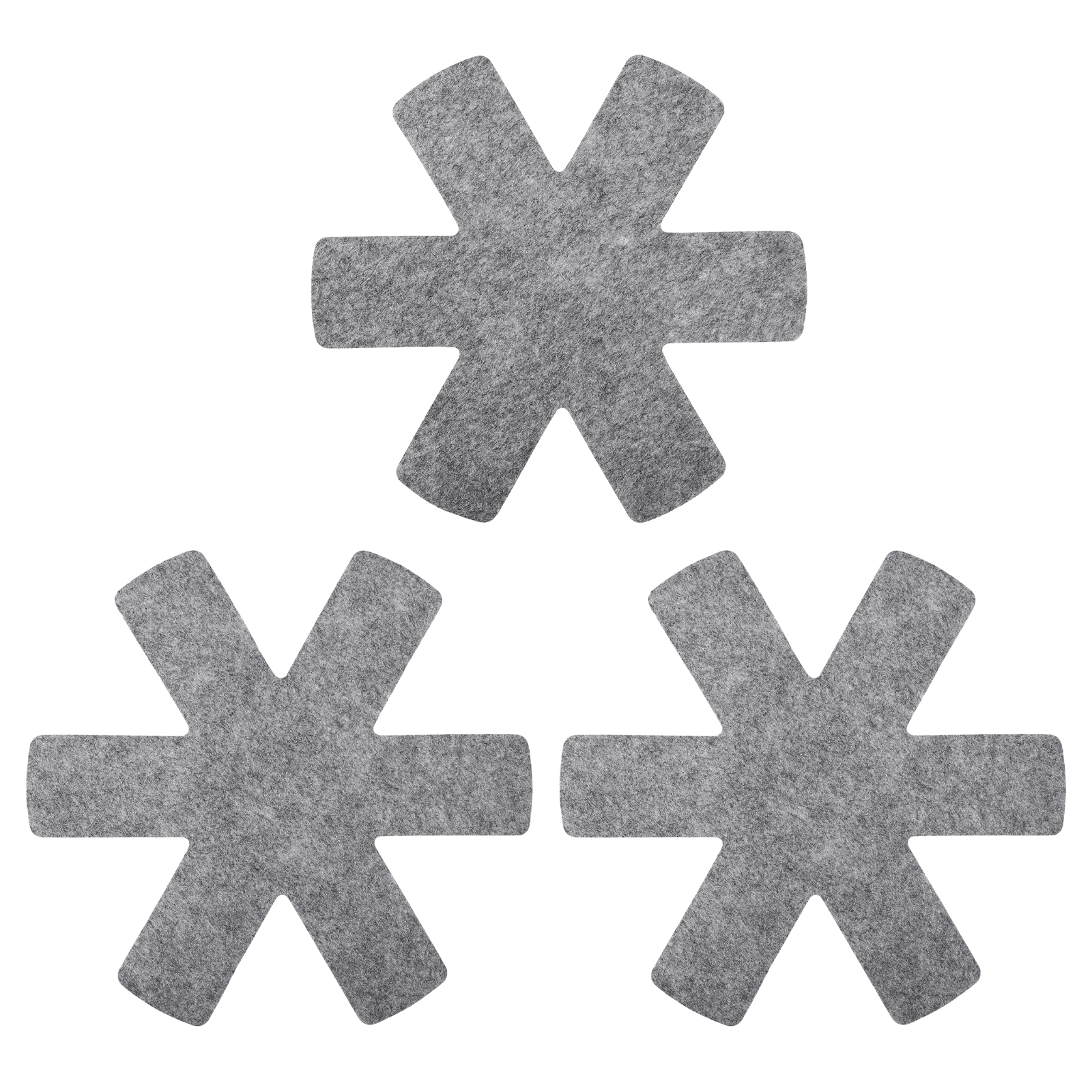 Pot and Pan Protectors for Stacking, 12 Pack 3 Size Pot Separator, Gray ...