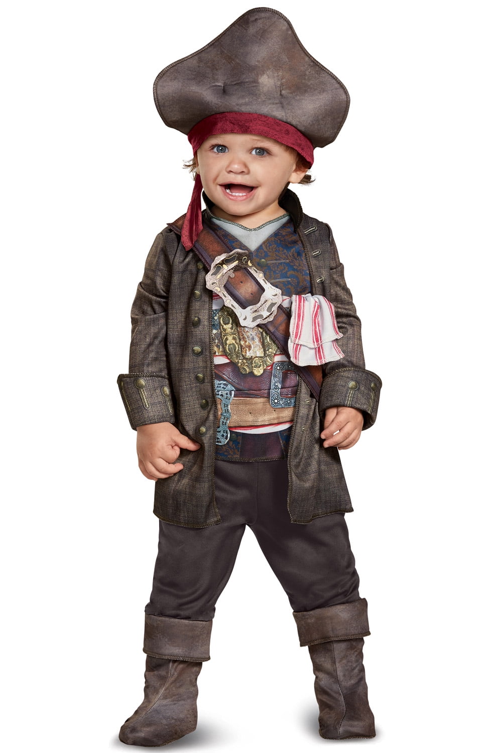Boy's Classic Pirates Of The Caribbean Captain Jack Sparrow Costume ...