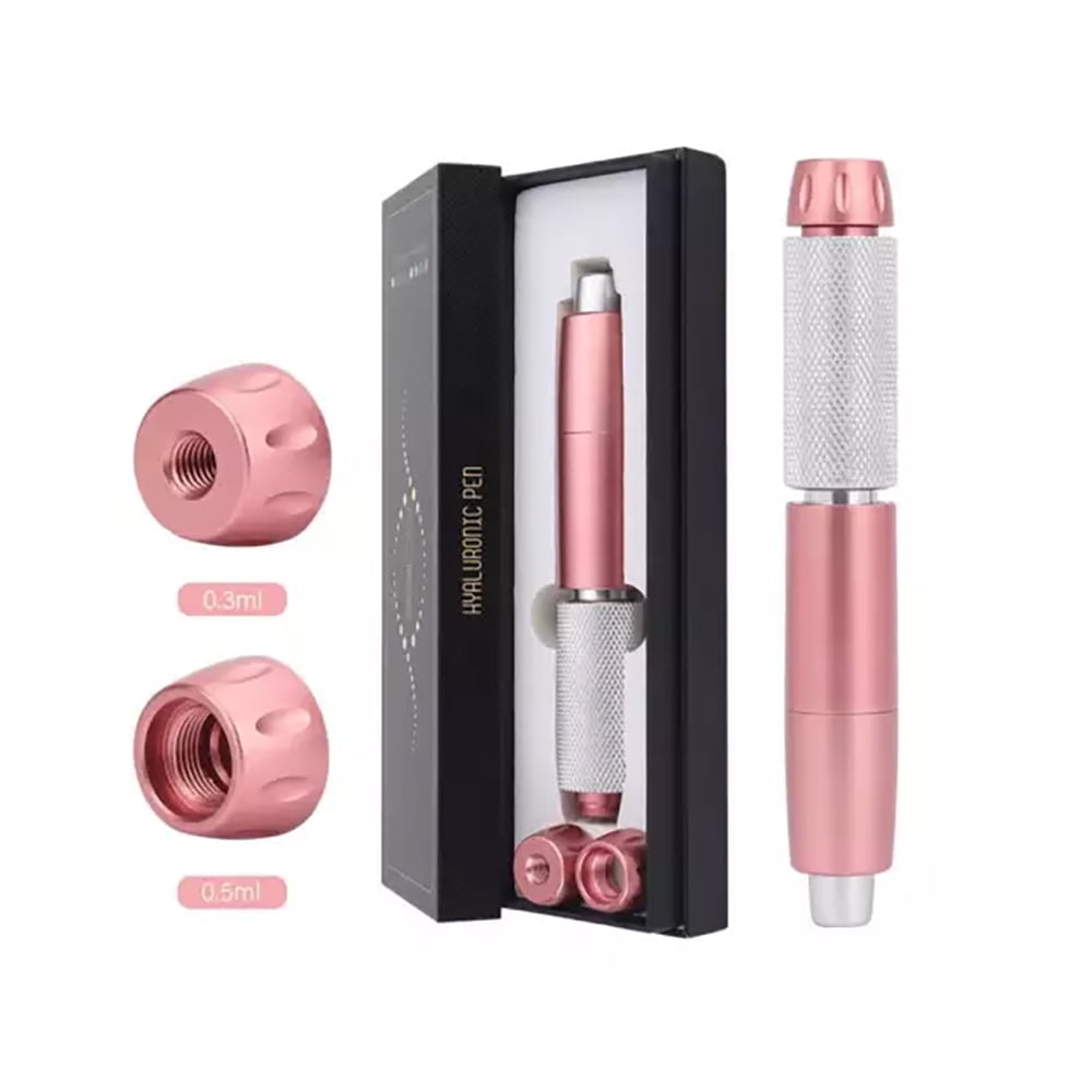 Potable 2-In-1 0.3ML & 0.5ML Pink&Silver Pen for Beauty Salon Use ...