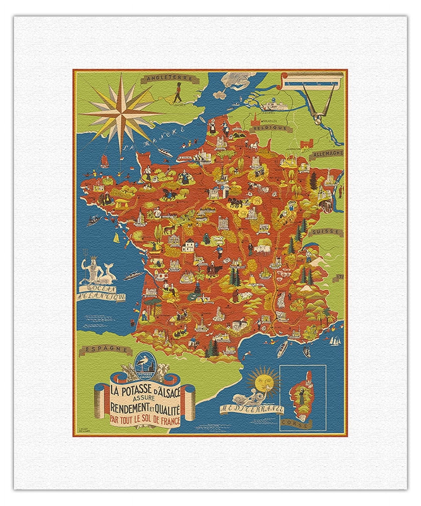 Potash Mining of Alsace France (La Potasse D'Alsace) - Vintage ...