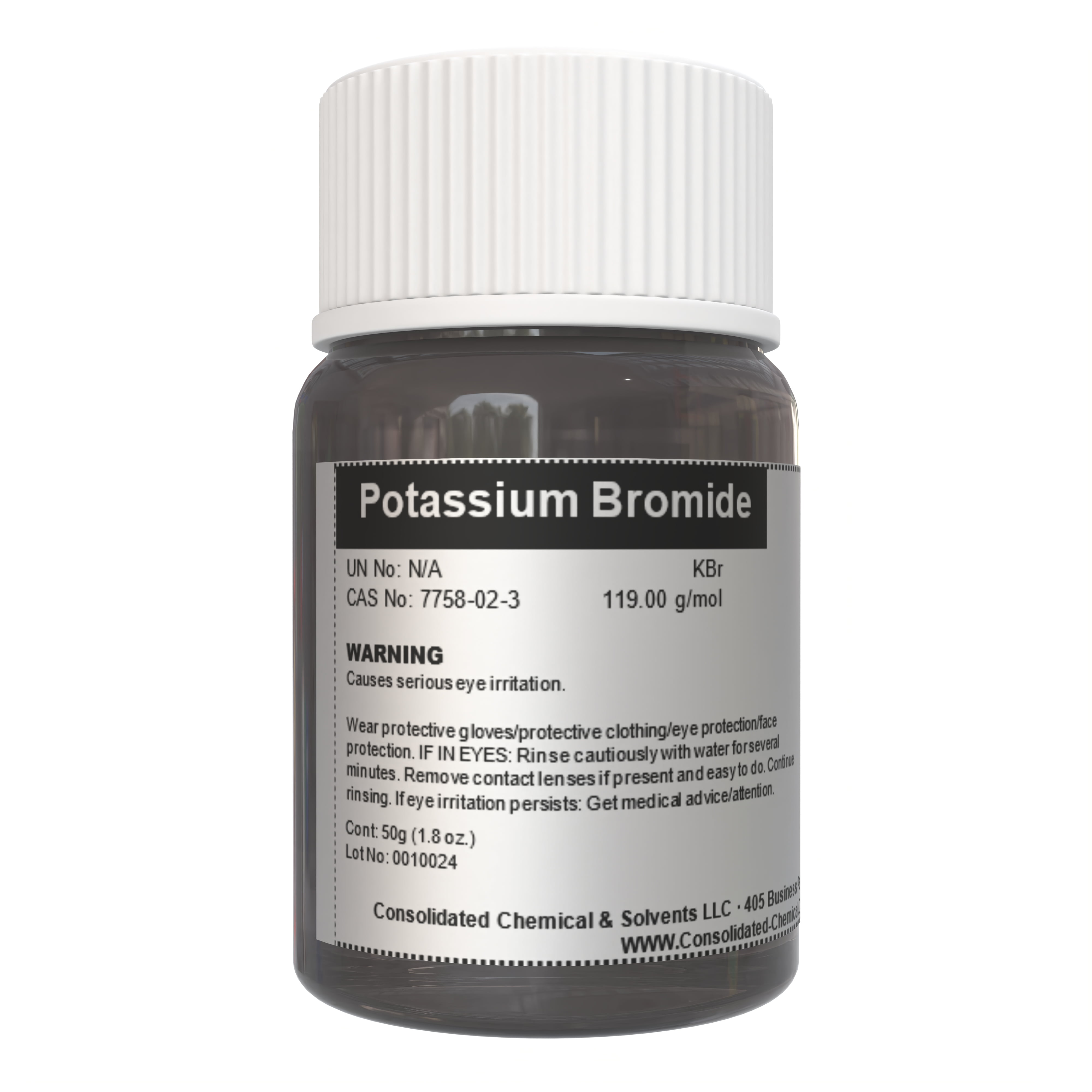 Potassium Bromide (KBr) | Laboratory & Pharmaceutical Grade - 50 Grams - Walmart.com