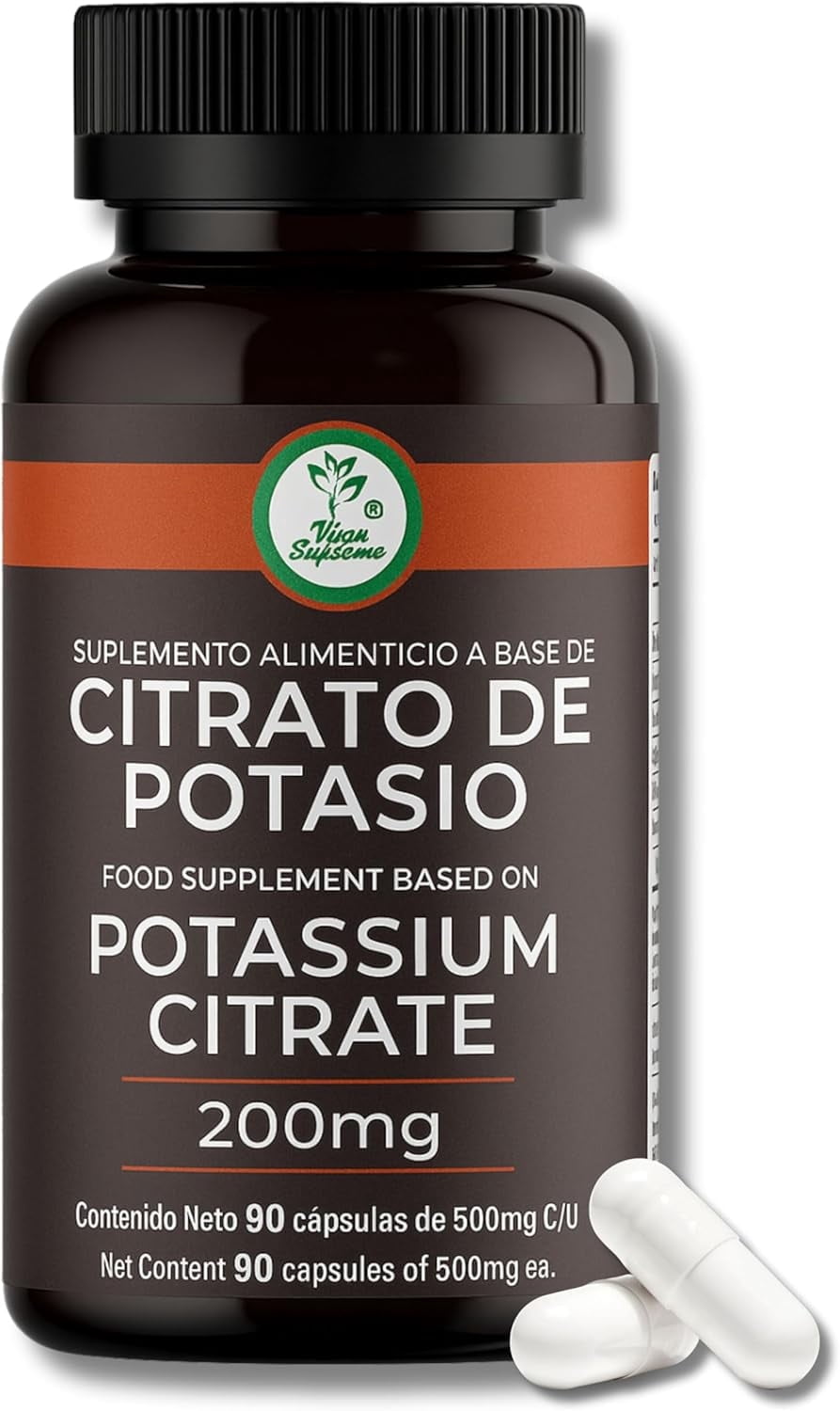 Potassium Citrate + Turmeric Supplement – 1500 mg per Serving ...