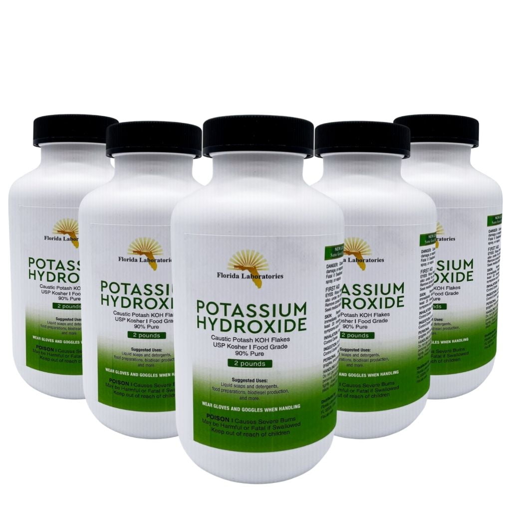 Potassium Hydroxide (KOH),90% pure, Caustic Potash, Organic Soap making ...