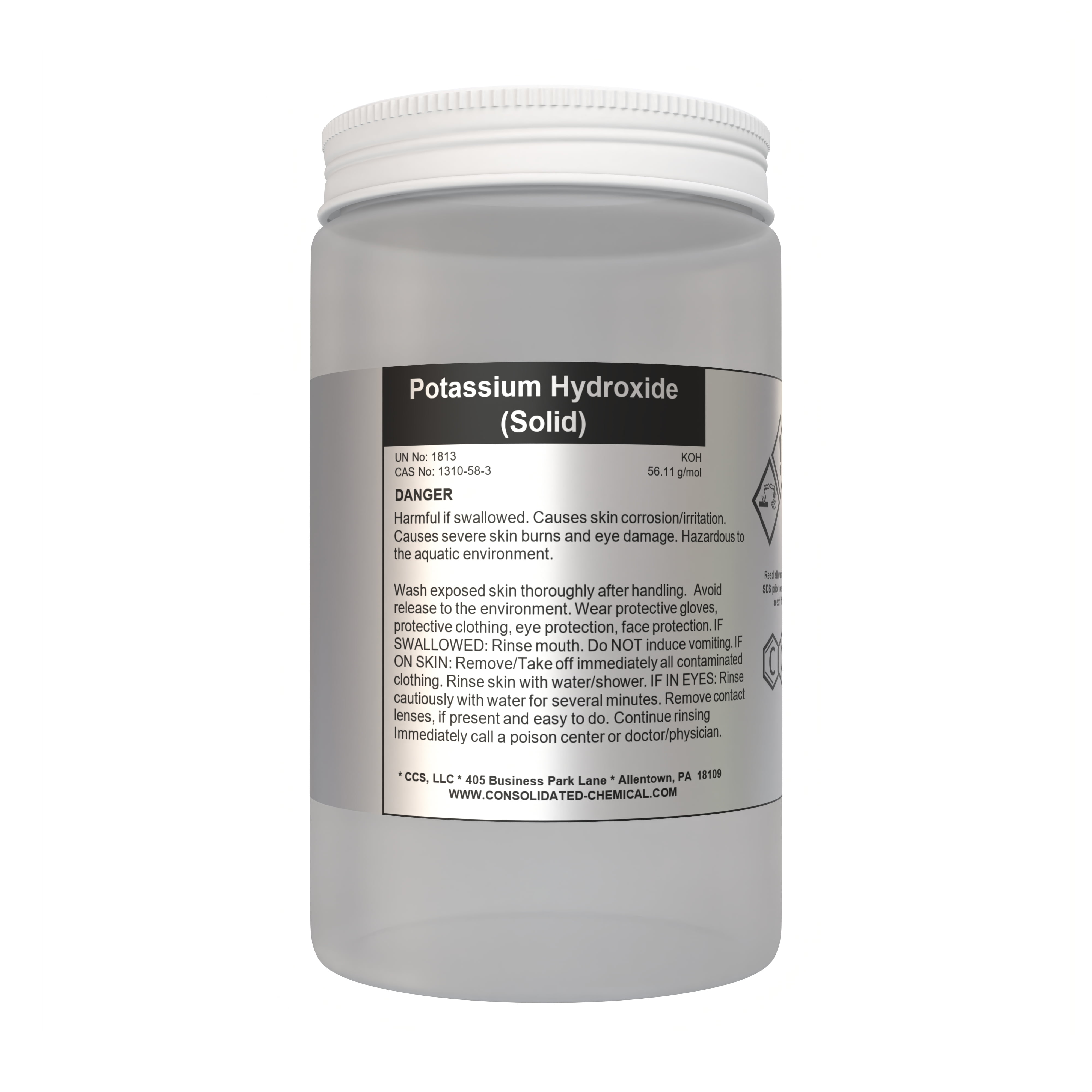 Potassium Hydroxide (KOH) | Caustic Potash Flakes - Walmart.com