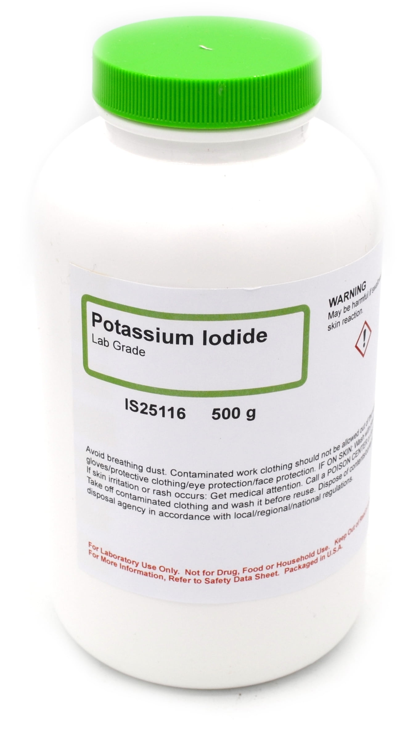 Potassium Iodide, 500g - Laboratory Grade - Excellent for a Source of ...