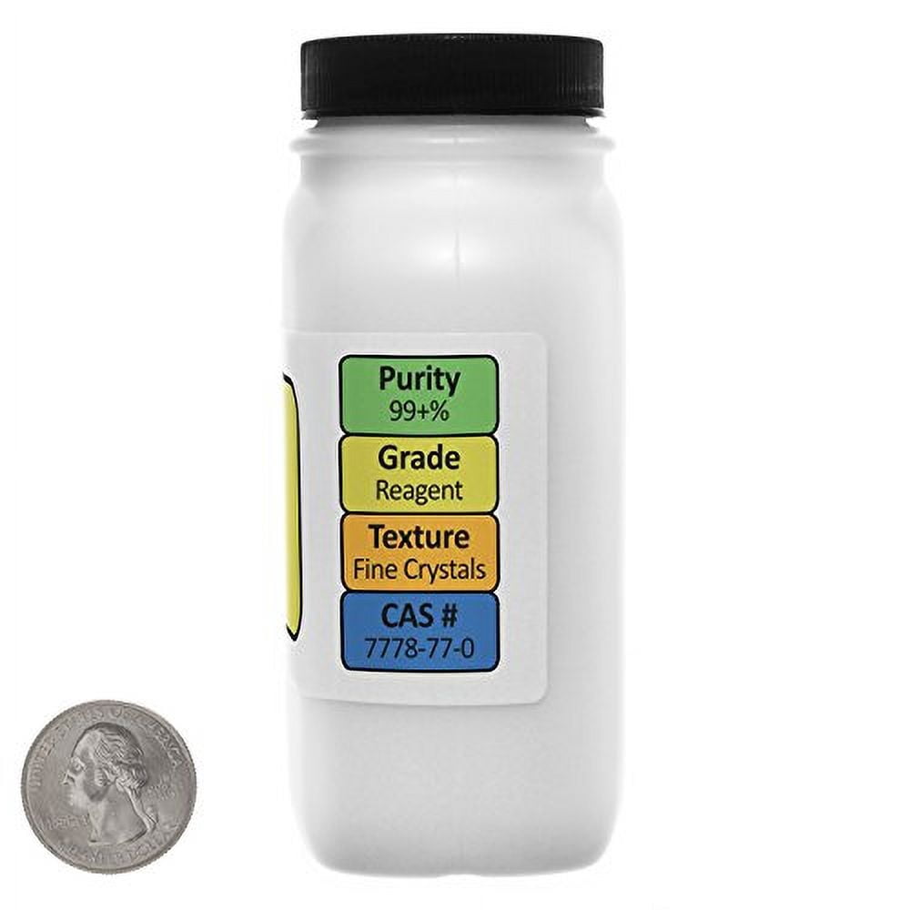 Potassium Phosphate Monobasic [KH2PO4] 99+% Fine Crystals 1 Lb in Two ...