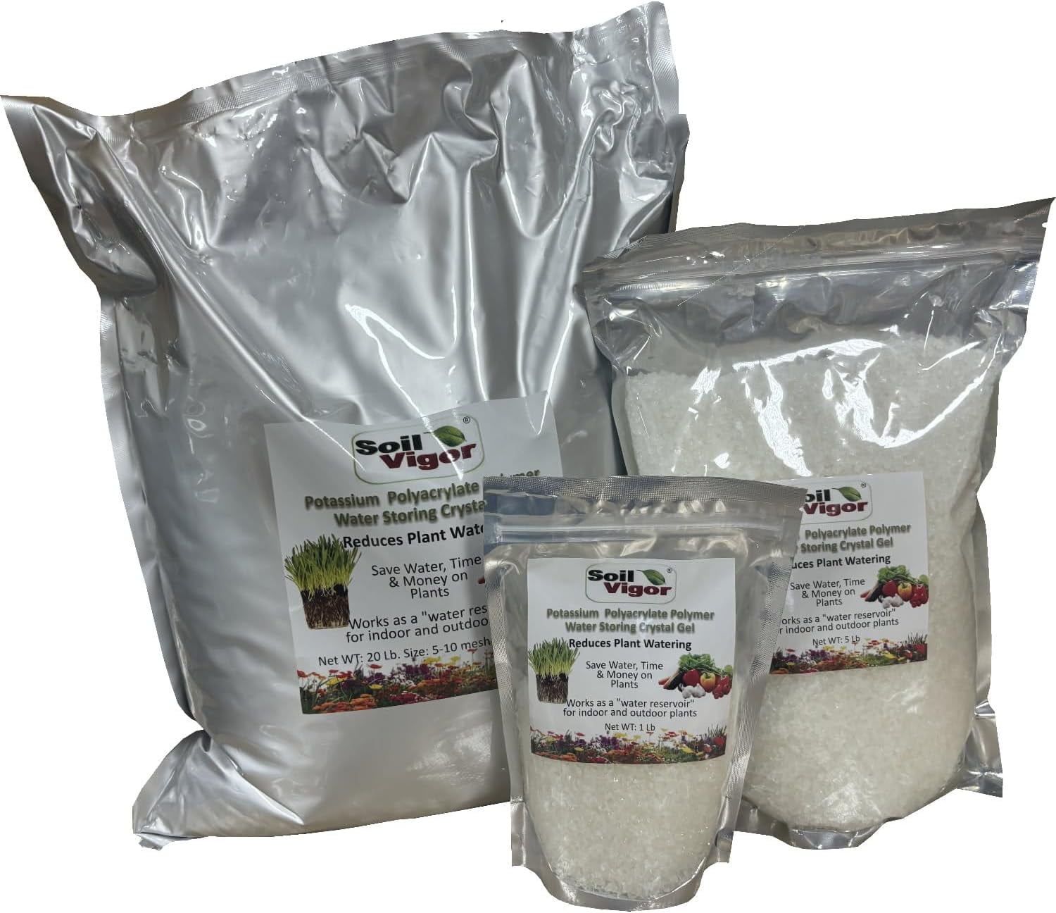 Potassium SAP Water-Storing Crystals (Large Granules, 5-10 Mesh): Grow ...