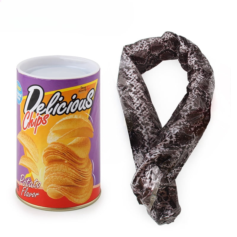 The Potato Chip Snake Can Jump Spring Snake Toy Gift April Fool Day ...