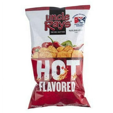 Uncle Ray's Chips Hot 130g (Pack of 2) - Walmart.com