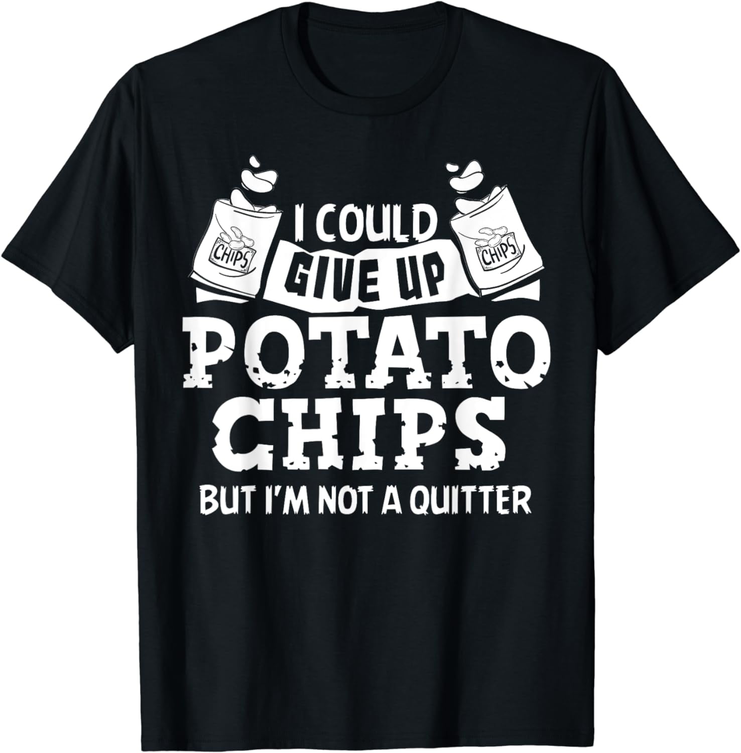 Potato Chips Lover Chips Snacks Potato Chips T-Shirt - Walmart.com