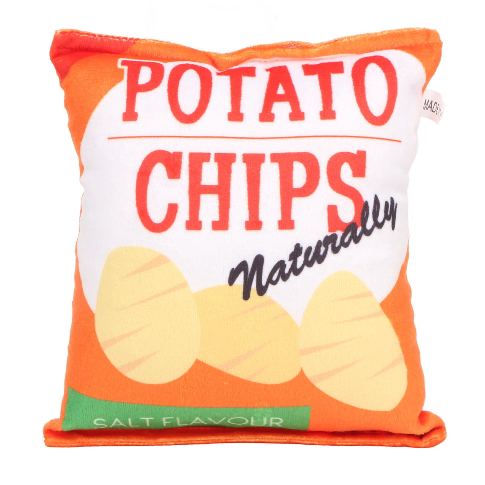 Potato Chips Plush Squeaky Dog Toy, Interactive Dog Puzzle Toys Bite ...