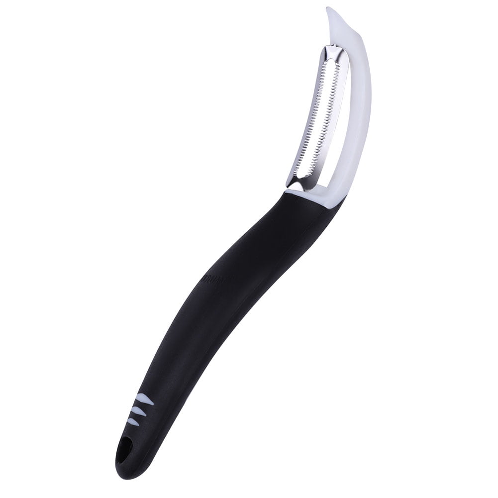 Potato Cutter, Melon Grater Kitchen Tool, Black Stainless Steel Fruit ...