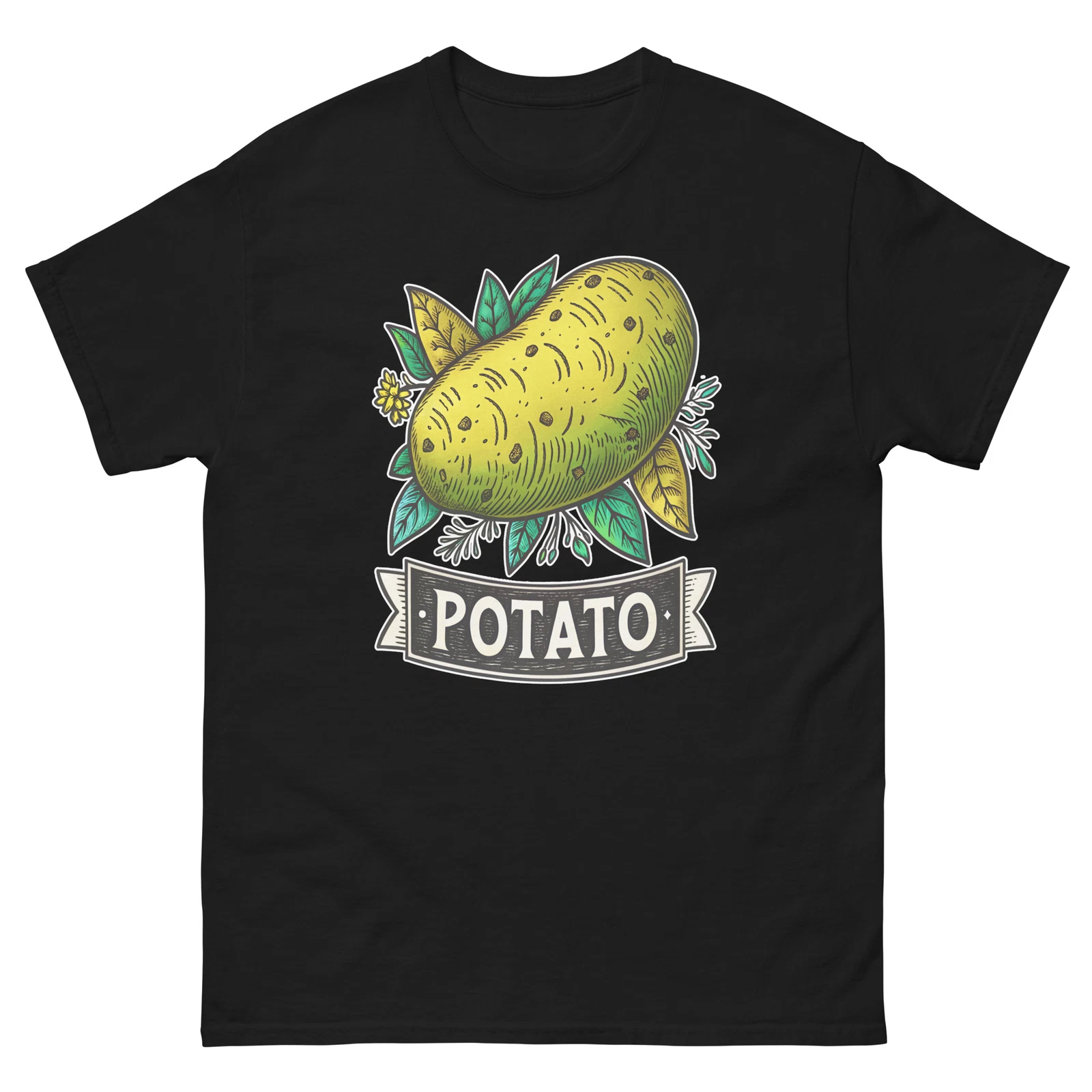 Potato Fruits Vegetables Fresh Food Groceries T-Shirt - Walmart.com
