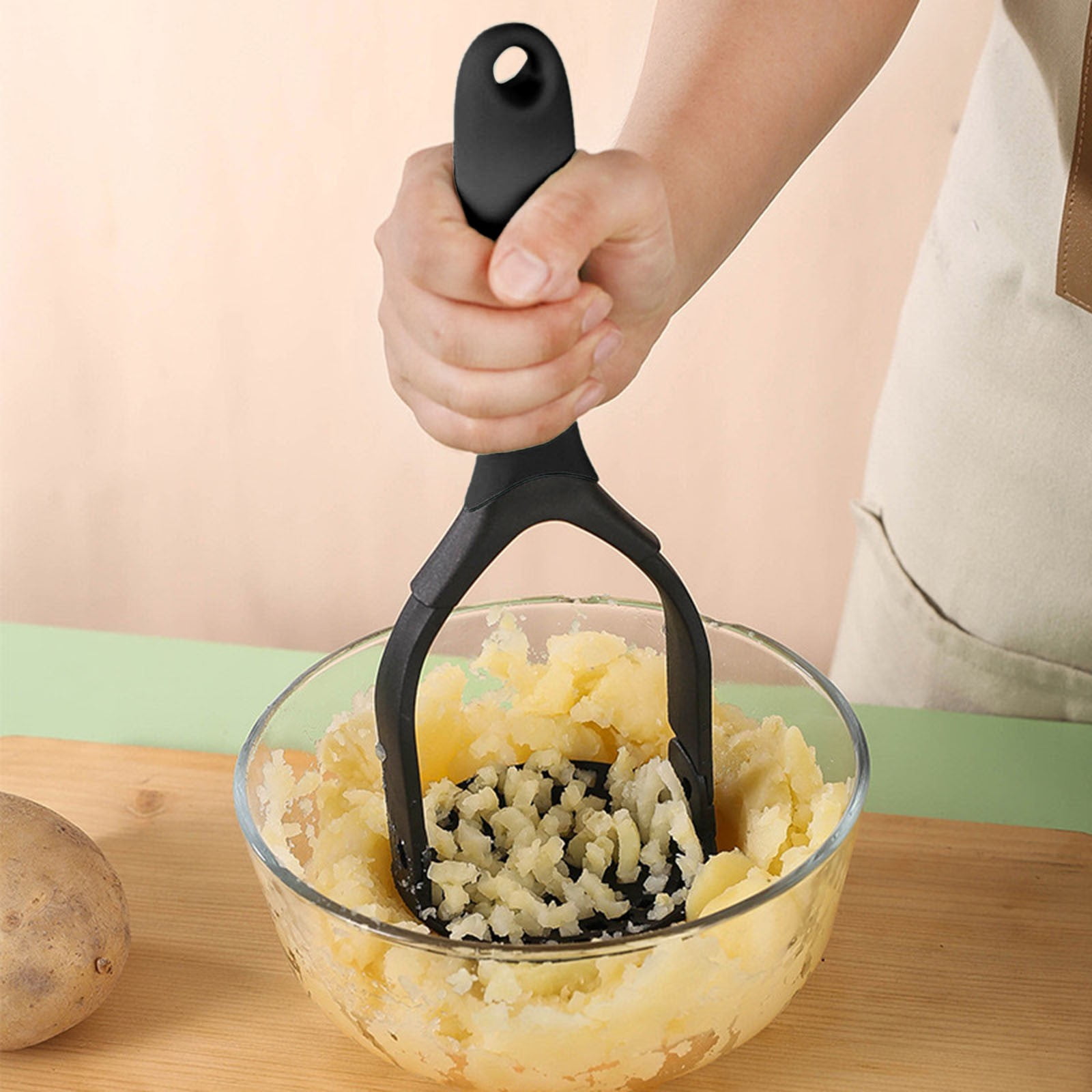 Potato Masher Foldable Mashed Potato Masher for Non-Stick Cookware ...