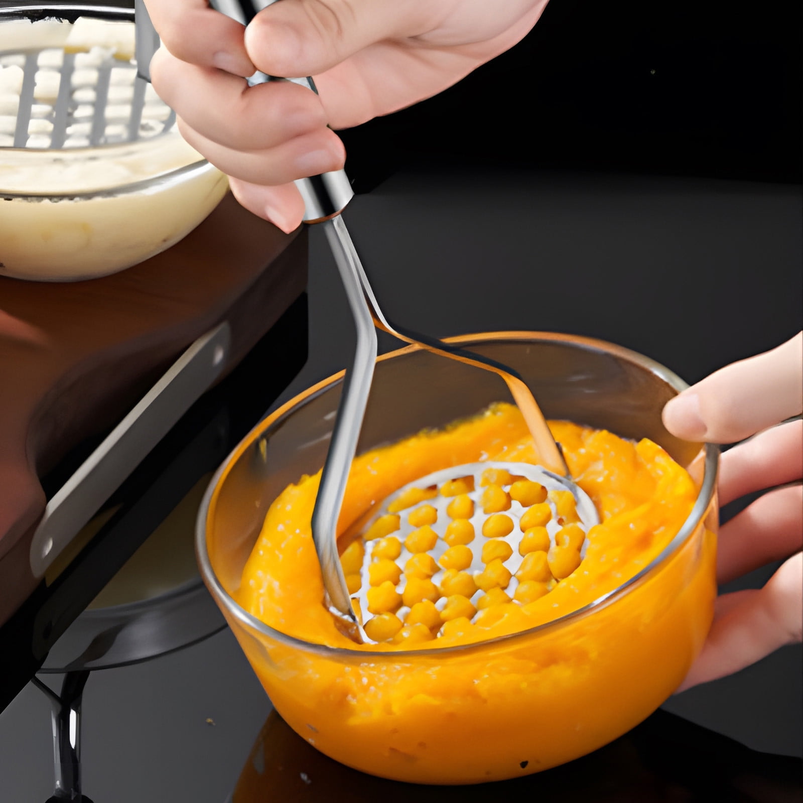 Potato Masher Stainless Steel, Best Mashed Potatoes Masher Kitchen Tool ...