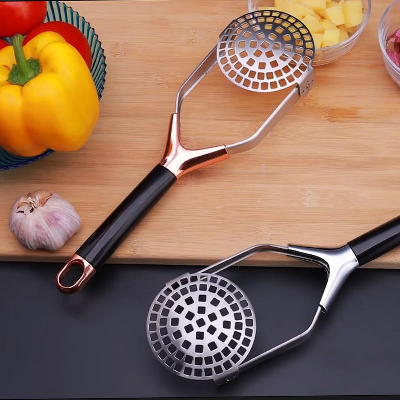 Potato Masher,Stainless Steel Mashed Potato Masher Kitchen Tool,Folding ...
