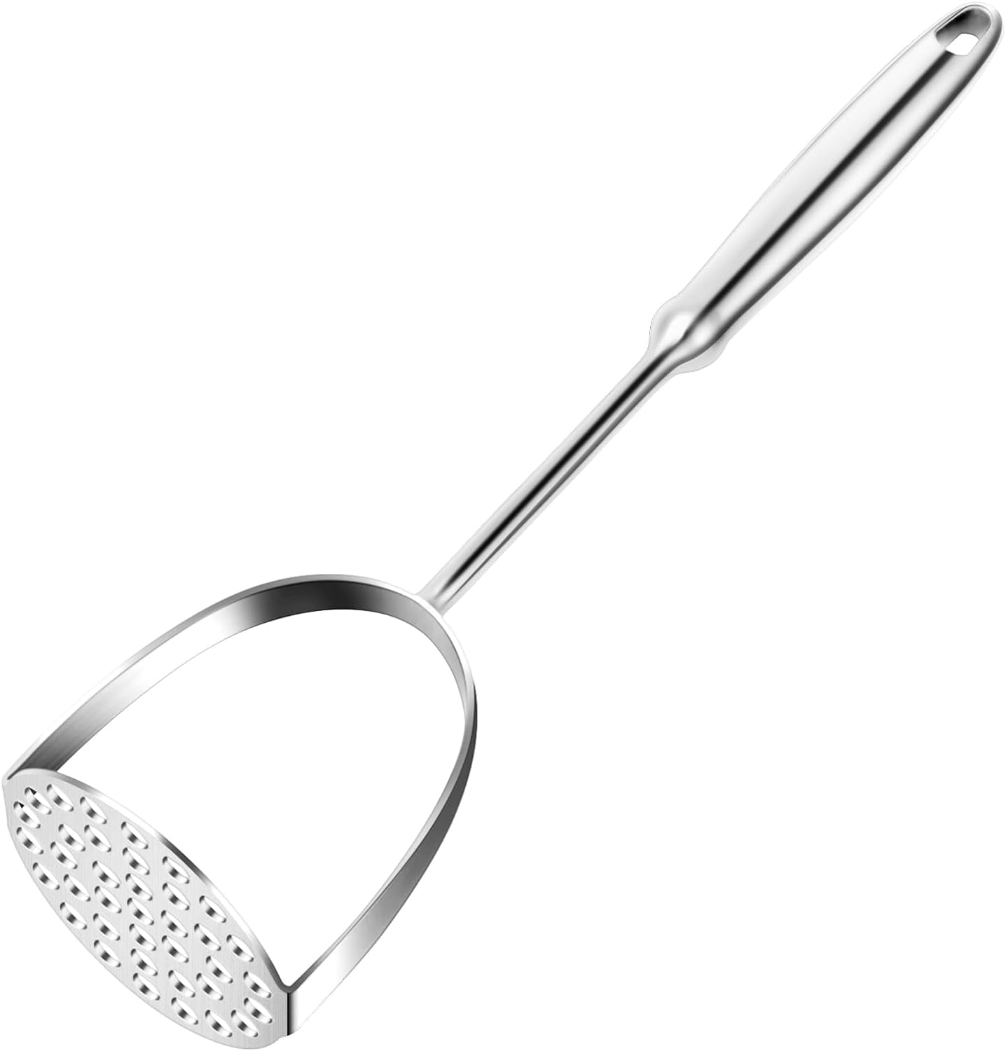 Potato Masher,Stainless Steel Mashed Potatoes Masher with Long Handle ...