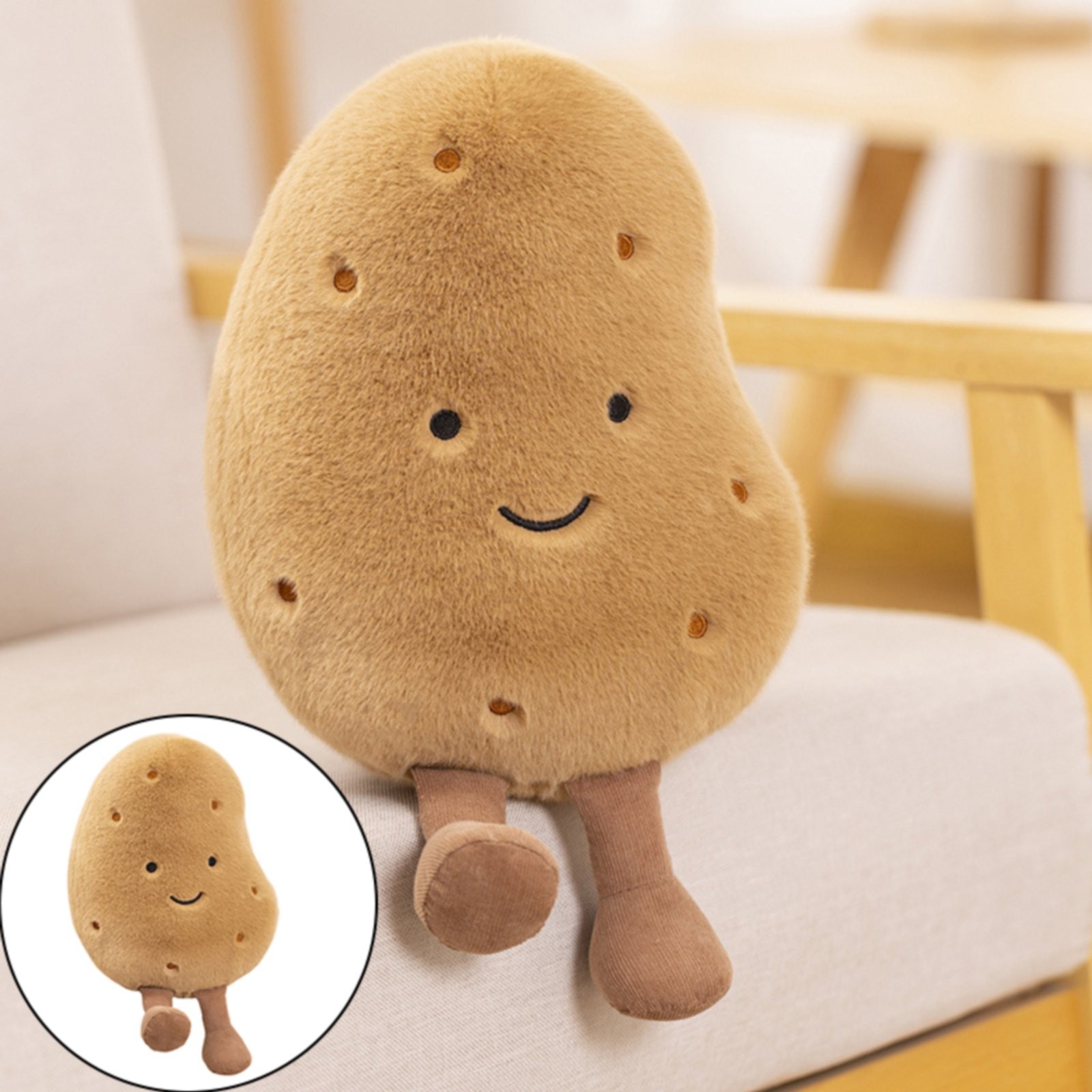 Potato Plush,Potato Stuffed Animal, All Prime Deals! Large Potato Plush ...
