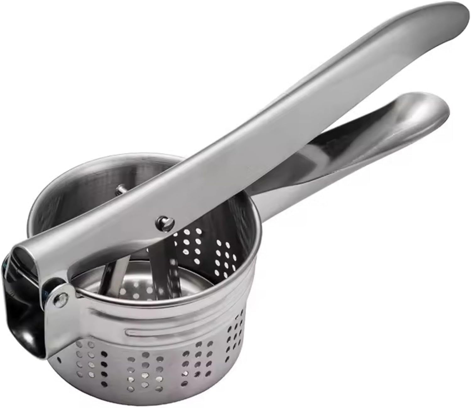 Potato Ricer, Heavy Duty Stainless Steel Potato Masher, Multi-Purpose ...