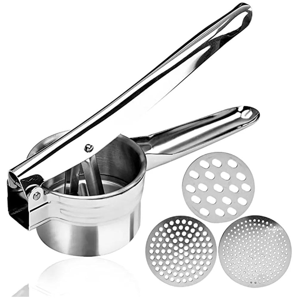 Potato Ricer Masher Heavy Duty Stainless Steel Press U Kitchen Mashed αы Q1X9 - Walmart.com