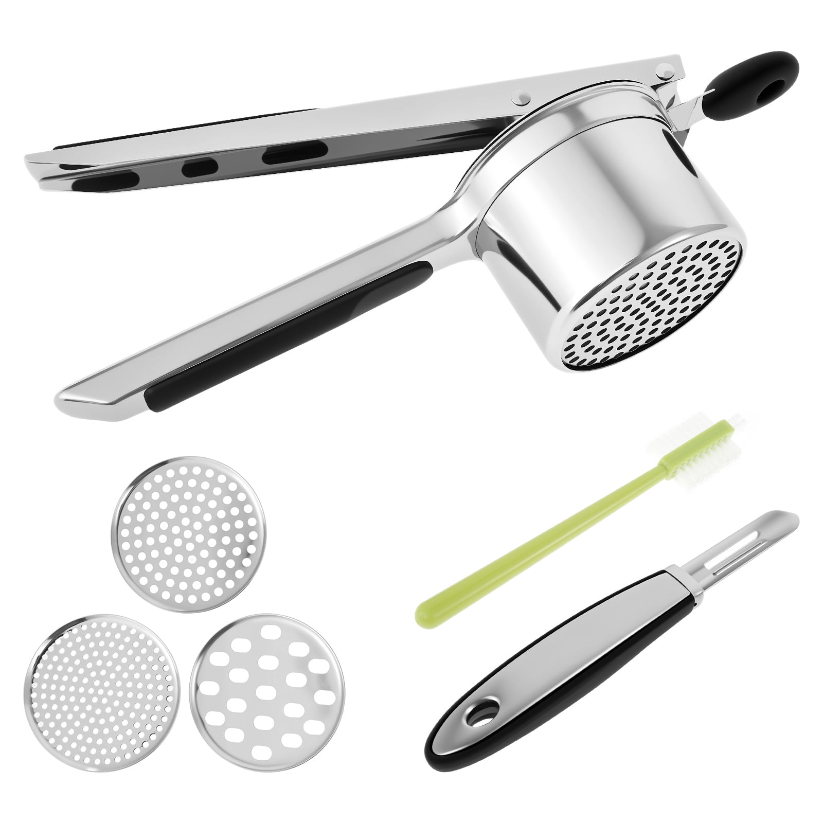 Potato Ricer Stainless Steel Potato Masher Manual Potato Press Reusable ...
