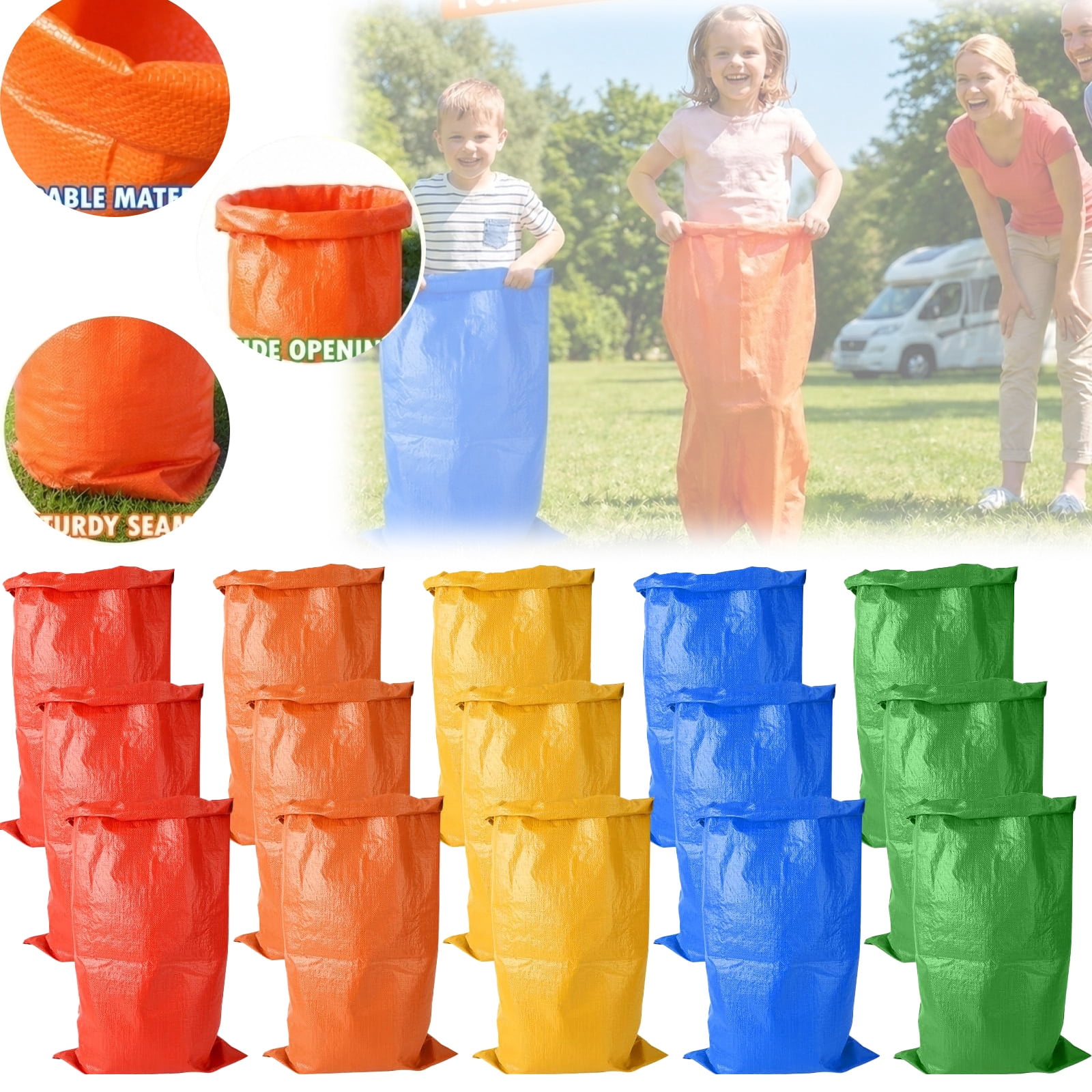 Potato Sack Race Bags Sack Race Bags for Kids and Adults Large Outdoor ...