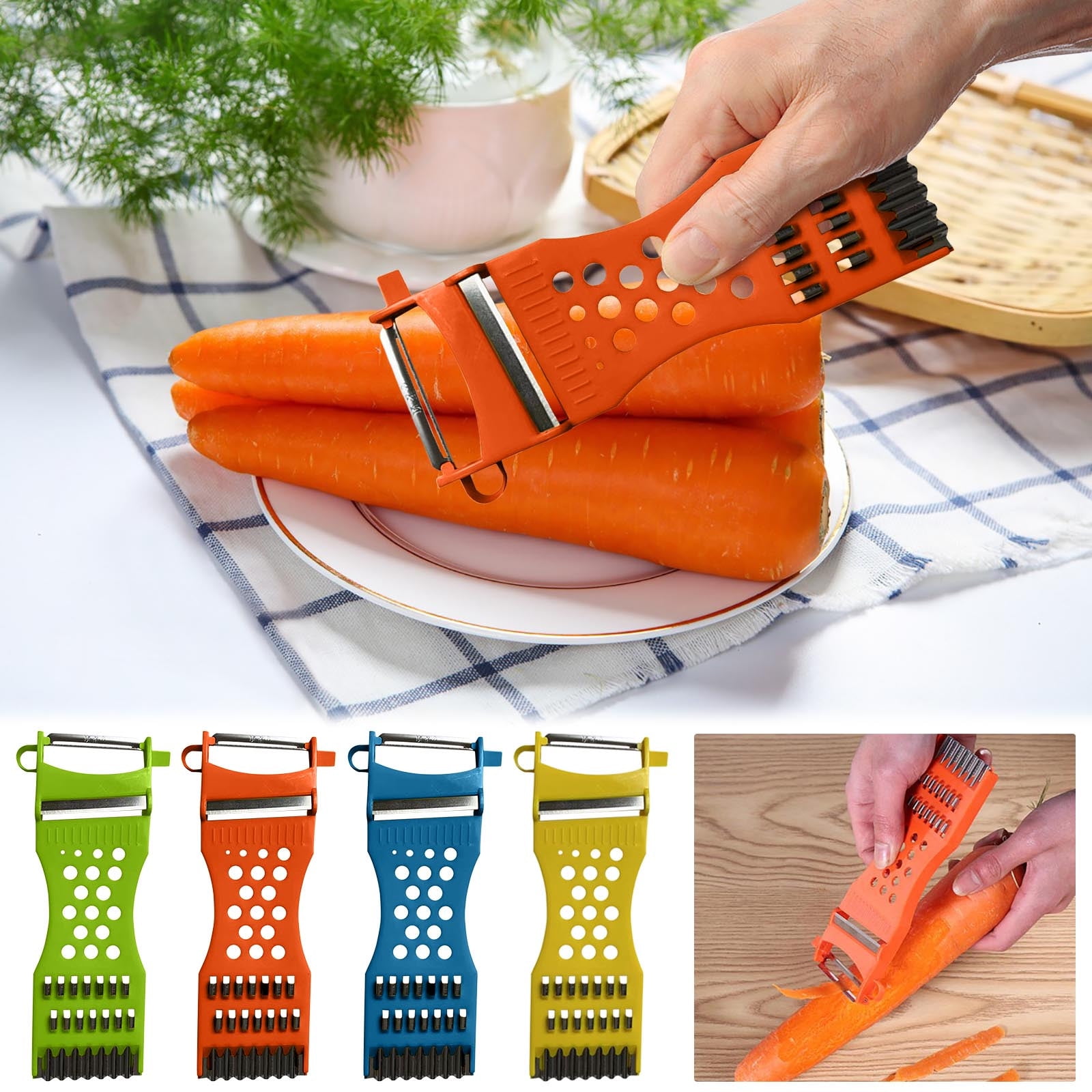 Potato Shred Cutter Plastic Peeler Cucumber Scraper Kitchen Tool, Small ...